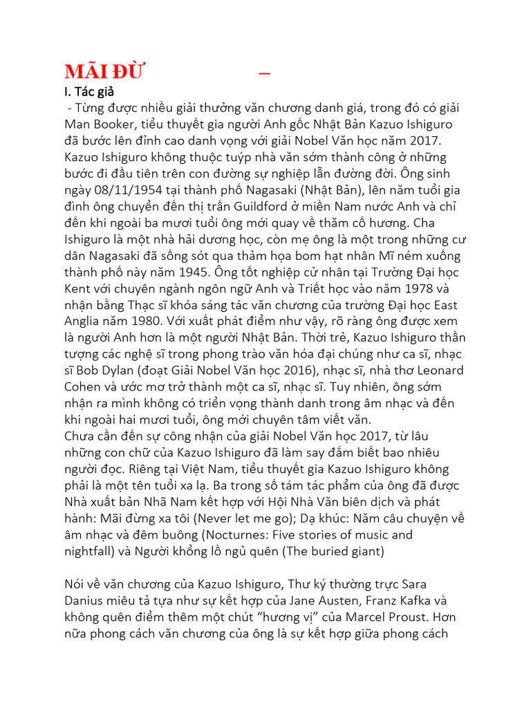 Chuyên đề VHNN và tác phẩm ngoài chương trình | PDF