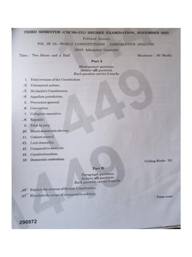 Politics Main World Constitution Pdf