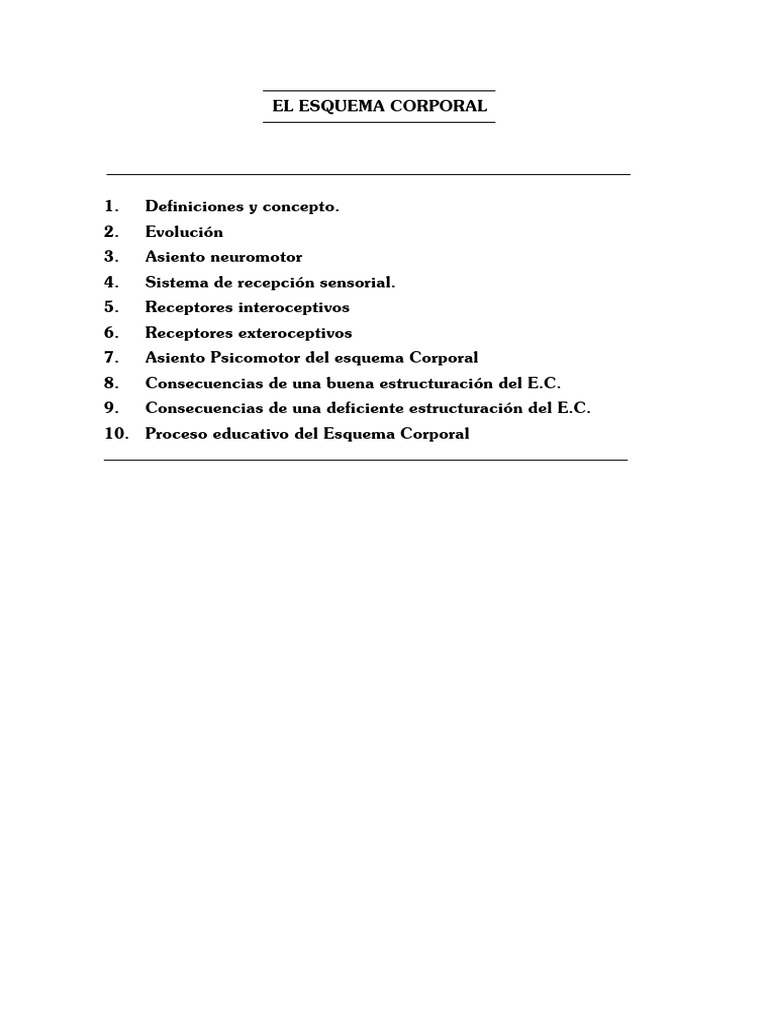 Tema_3._El_Esquema_Corporal | PDF