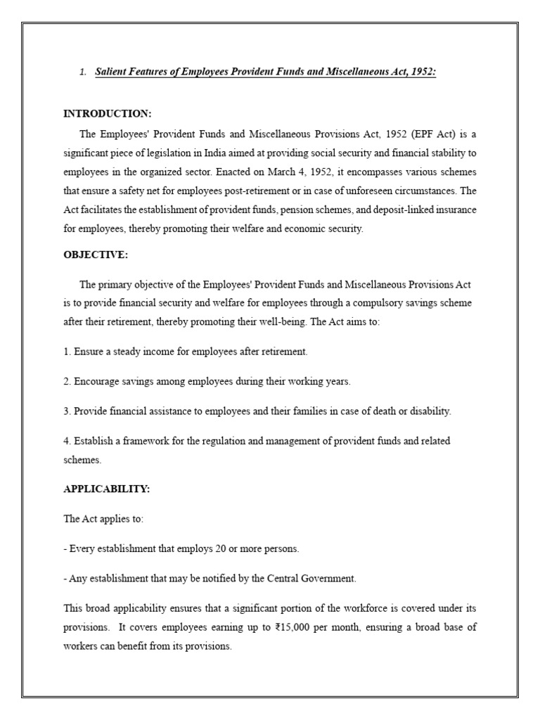 K S Nithish Kumar On Labour Law 2 | PDF | Pension | Employment