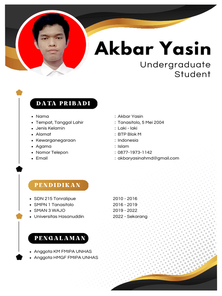 CV Akbar Yasin | PDF