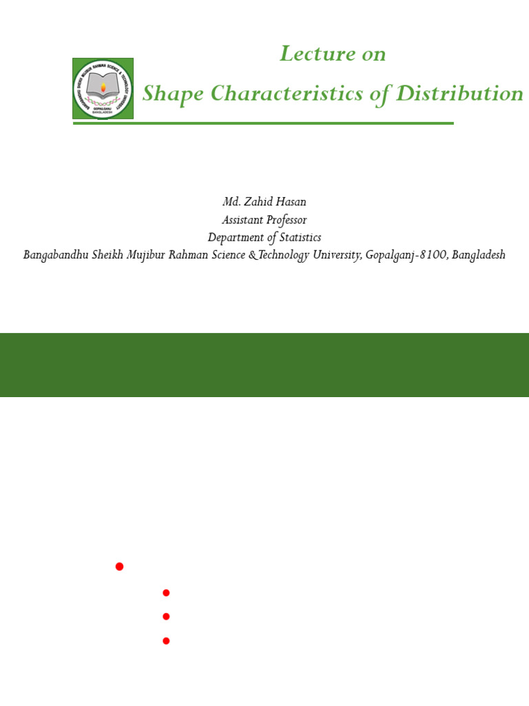 Shape Characteristics | PDF