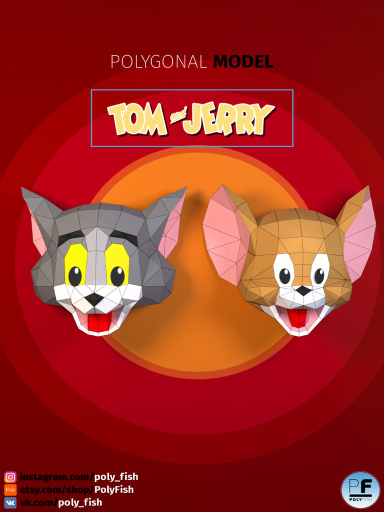 Montaje de modelo de Tom y Jerry | PDF | Hogar, jardinería y bricolaje