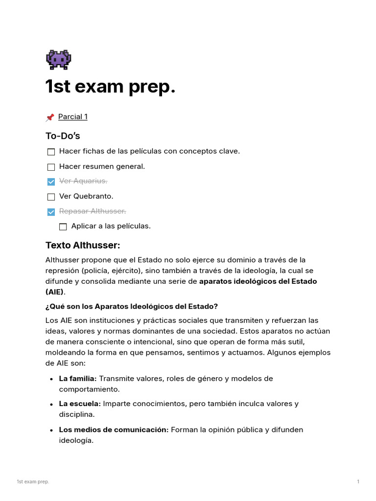 1st Exam Prep. 2 | PDF