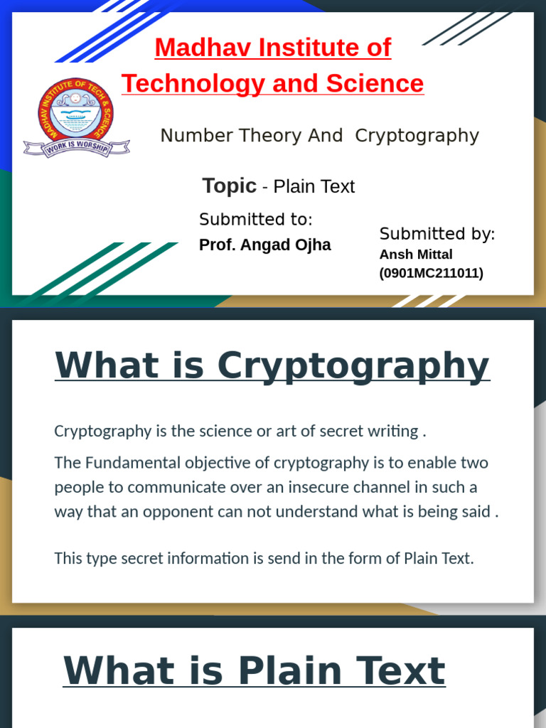 Final Cryptography | PDF