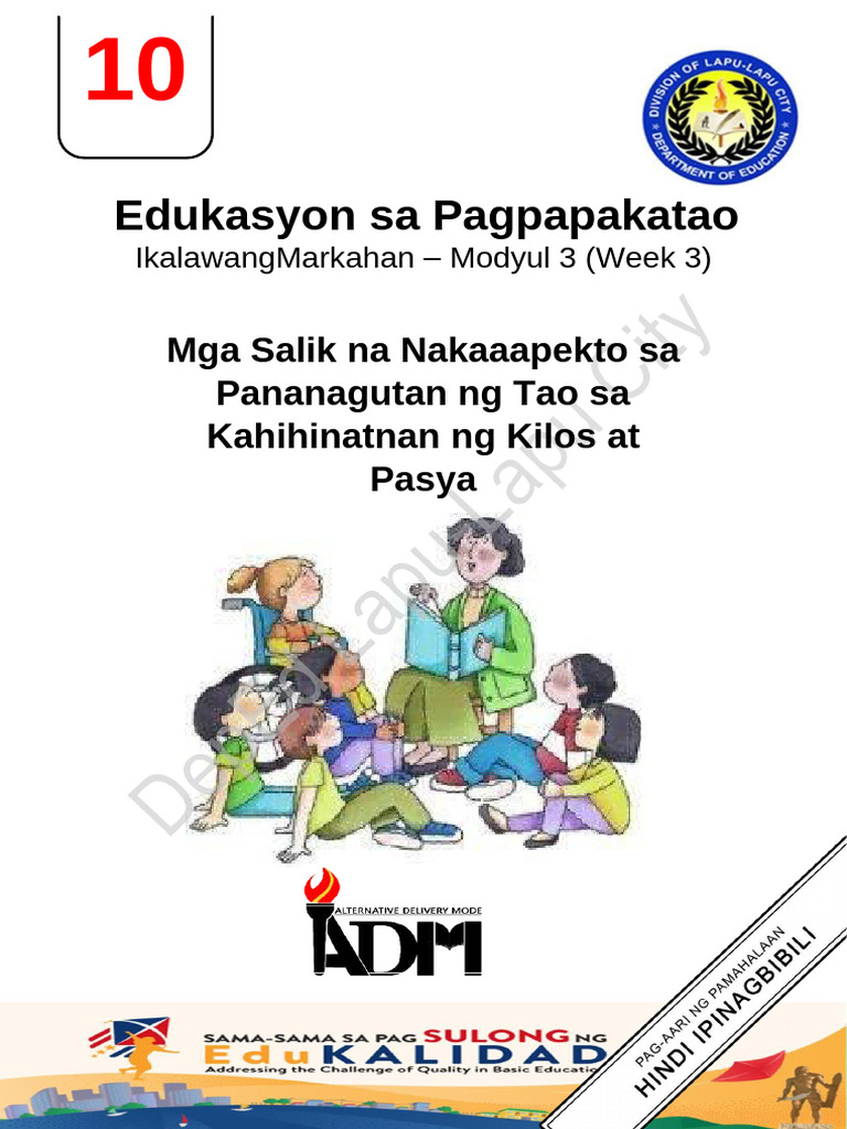 ESP10 Q2 M3 W3 For Students | PDF