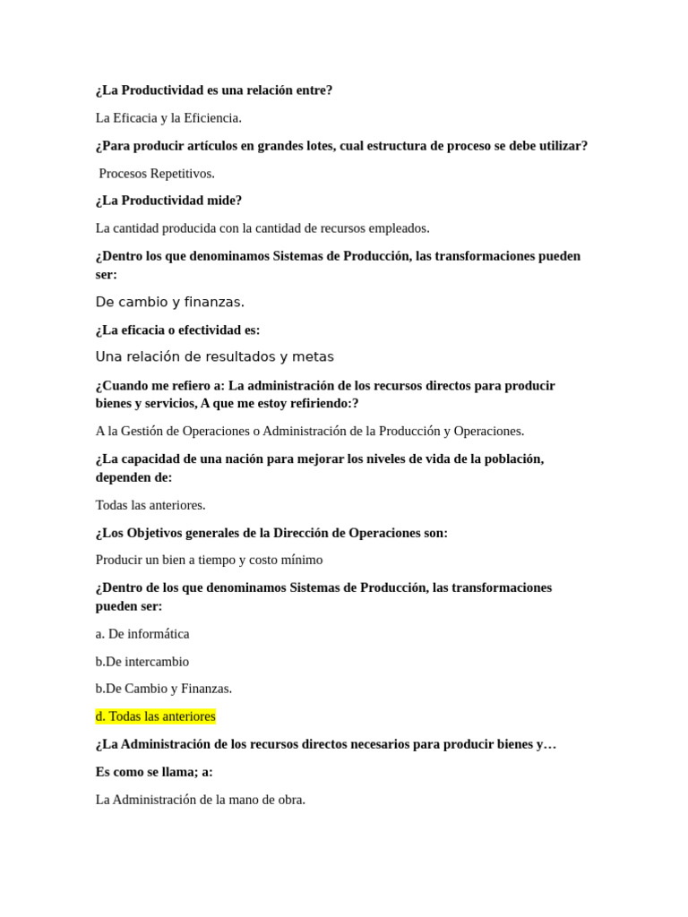 cuestionario de admi 1 | PDF