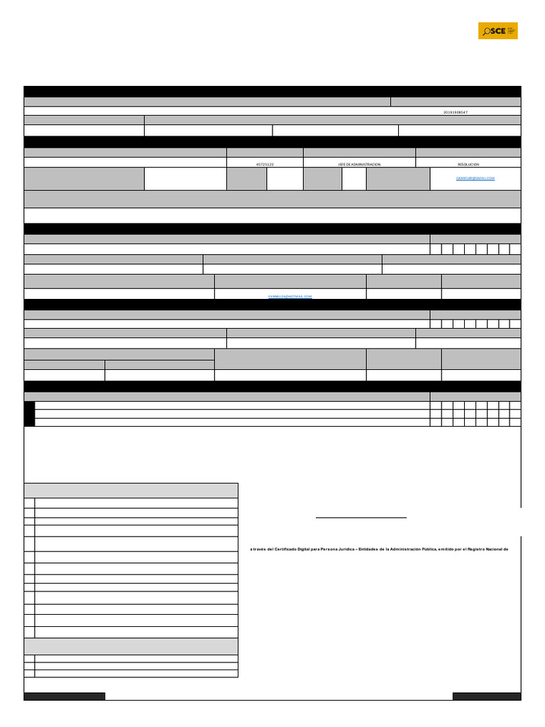 Formato - B Sol. Certificacion Seace | PDF