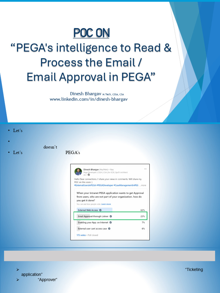 Email Listener POC in PEGA | PDF