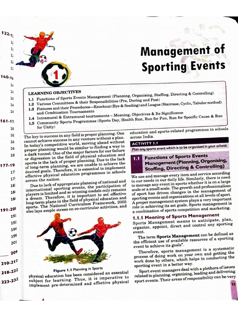 12management of Sporting Events | PDF