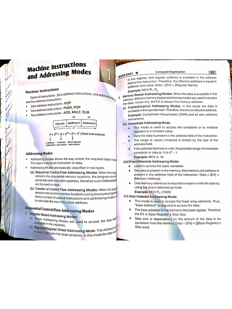 COA Short Notes | PDF