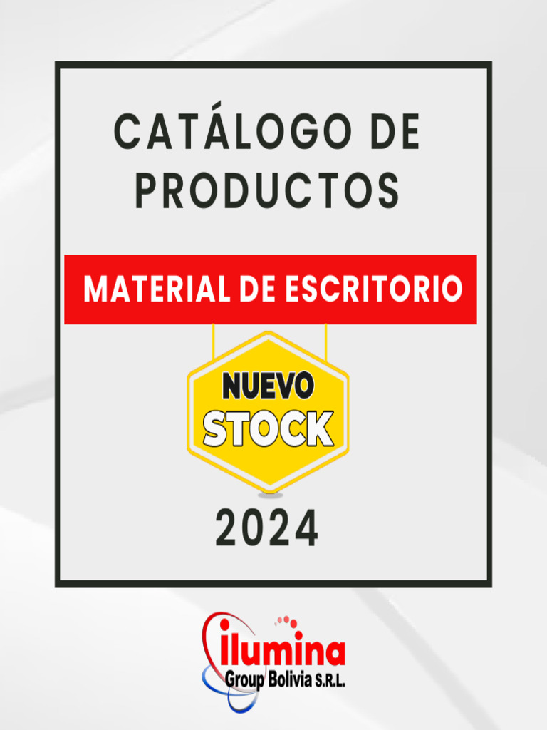 Nuevo Stock - Material de Escritorio | PDF