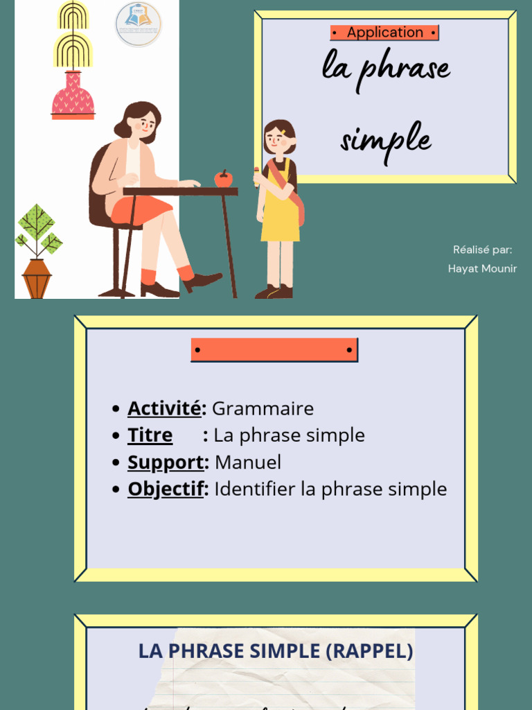 La Phrase Simple | PDF