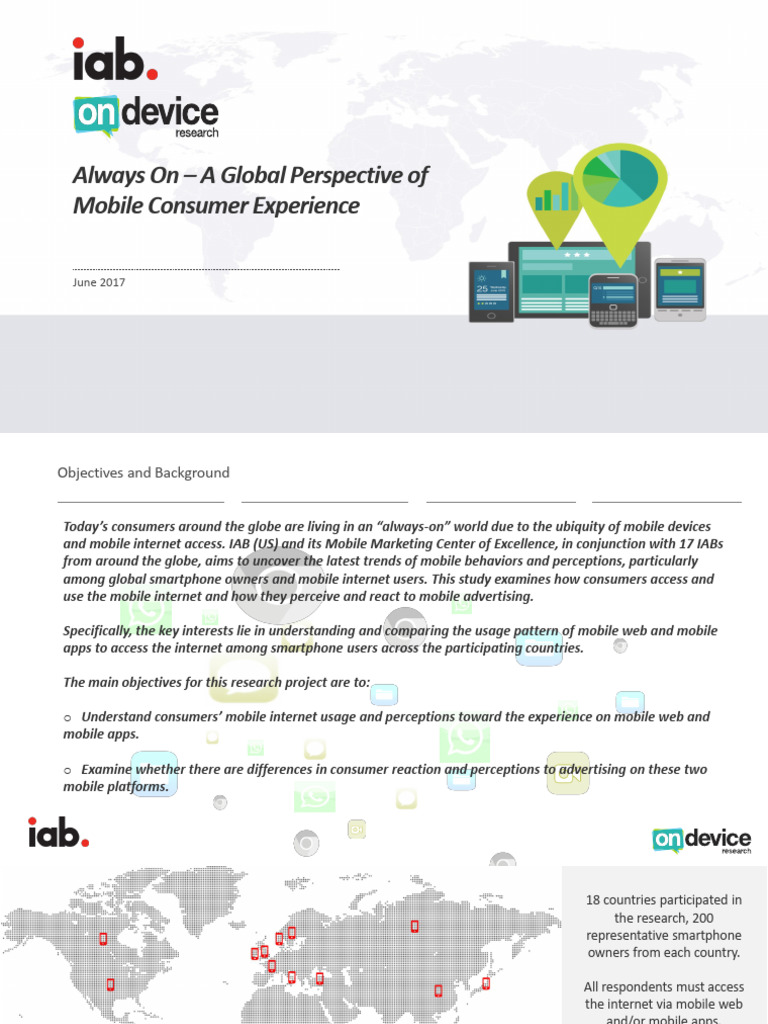 2017 IAB Global Mobile Experience Study | PDF