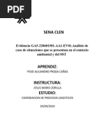 Evidencia GA5-210101062-AA1-EV02. Informe de Control y Seguimiento de Un Inventario Aplicado | PDF