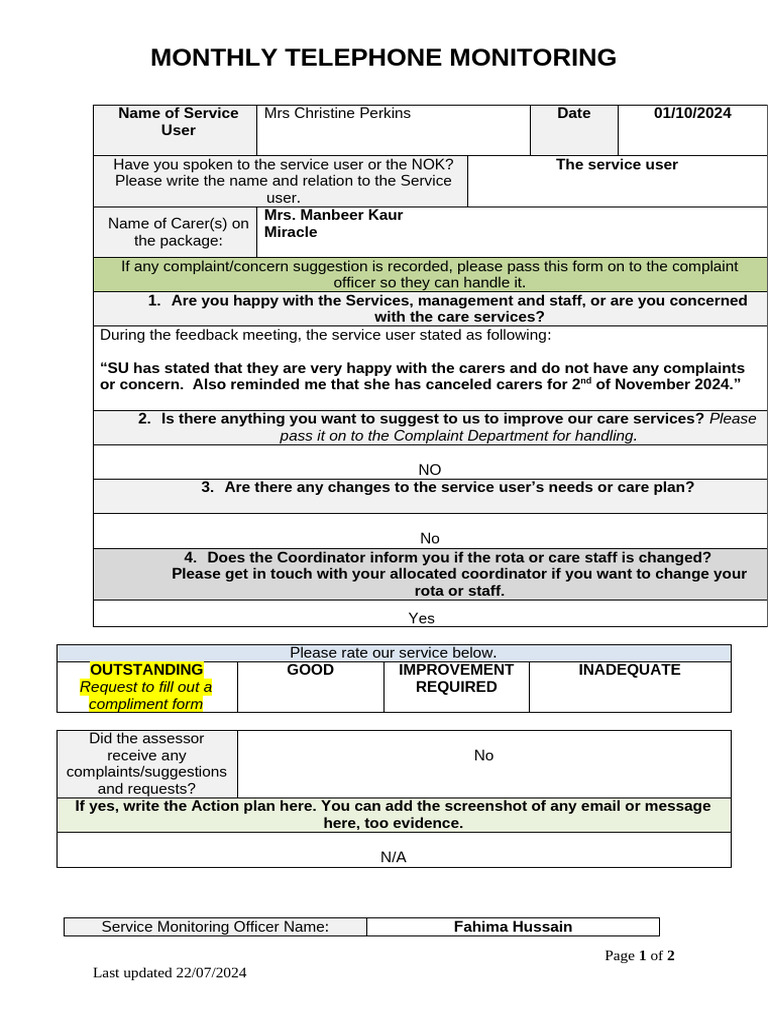Mrs Christine Perkins | PDF