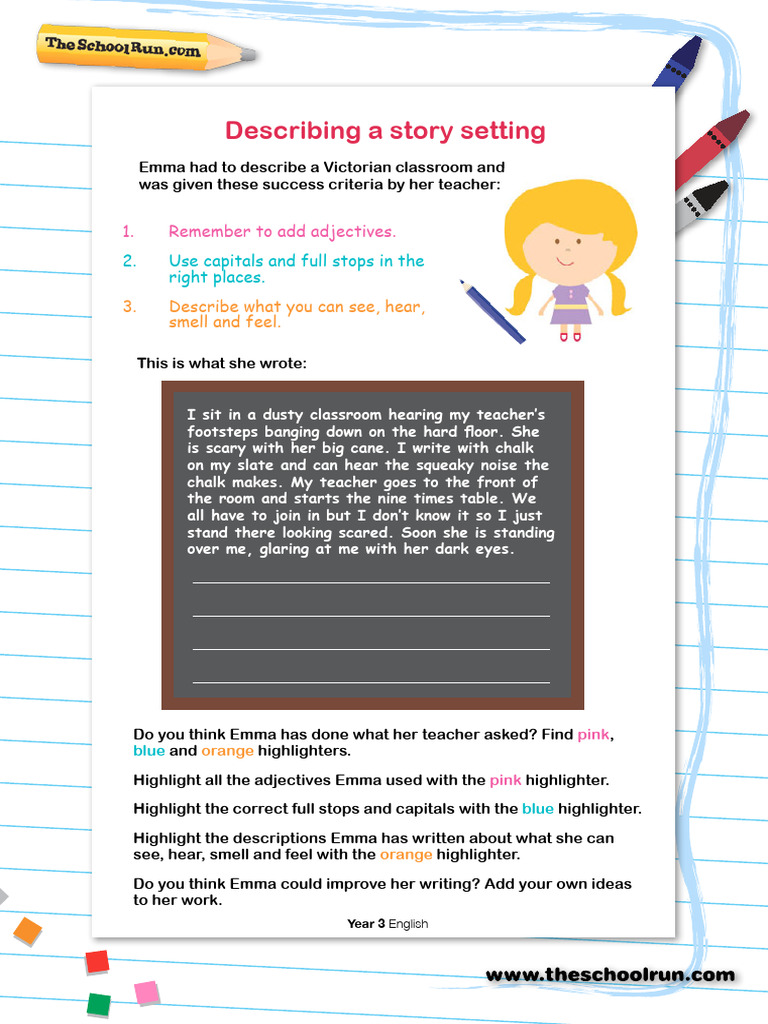 Describing A Story Setting | PDF