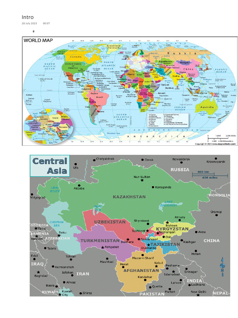 Central Asia | PDF