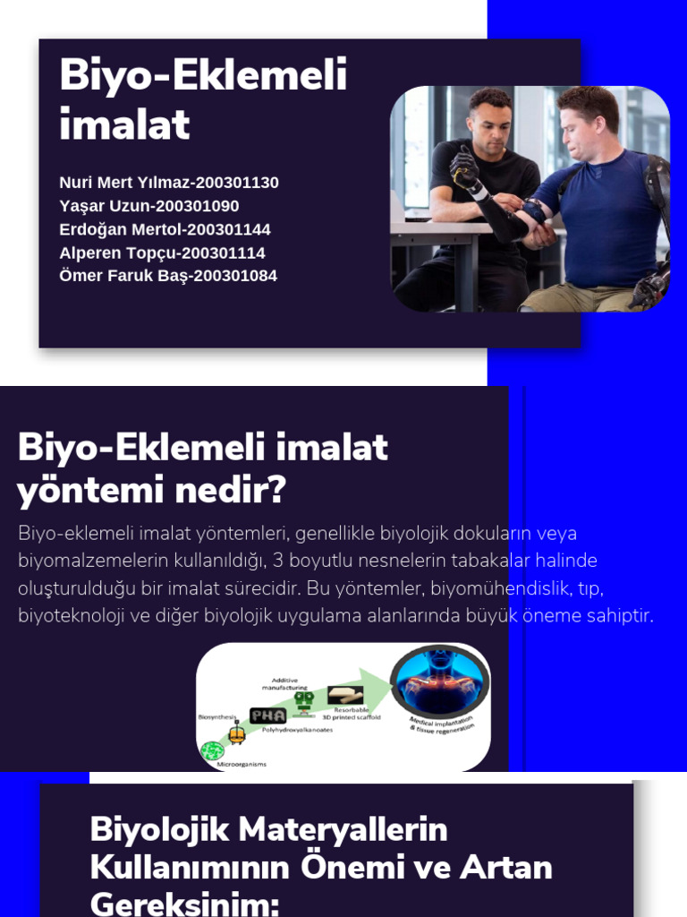 Biyo-Eklemeli Imalat | PDF
