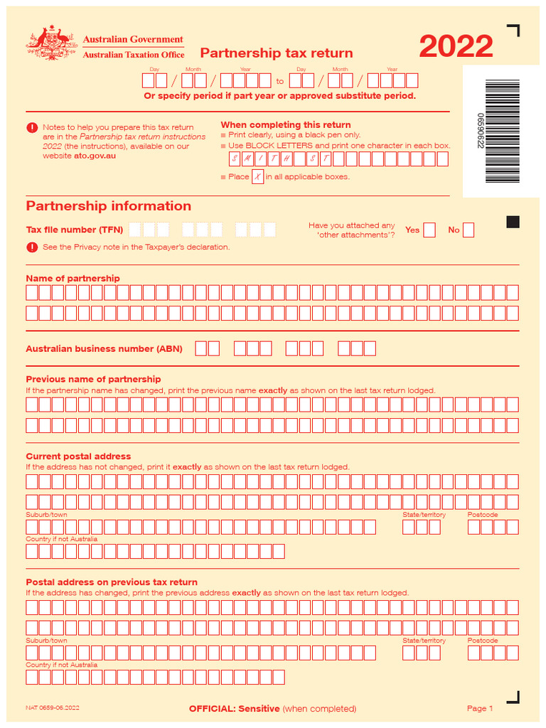 2022 Partnership Tax Return Guide | PDF | Tax Deduction | Depreciation