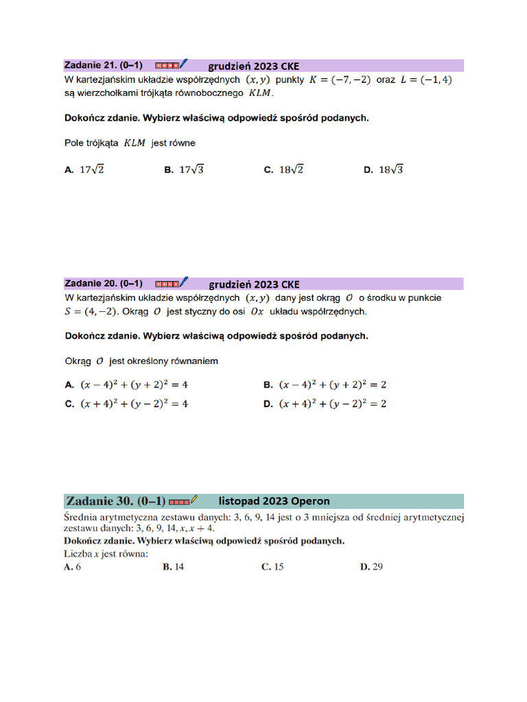 D13 - Zadania Z Lekcji | PDF