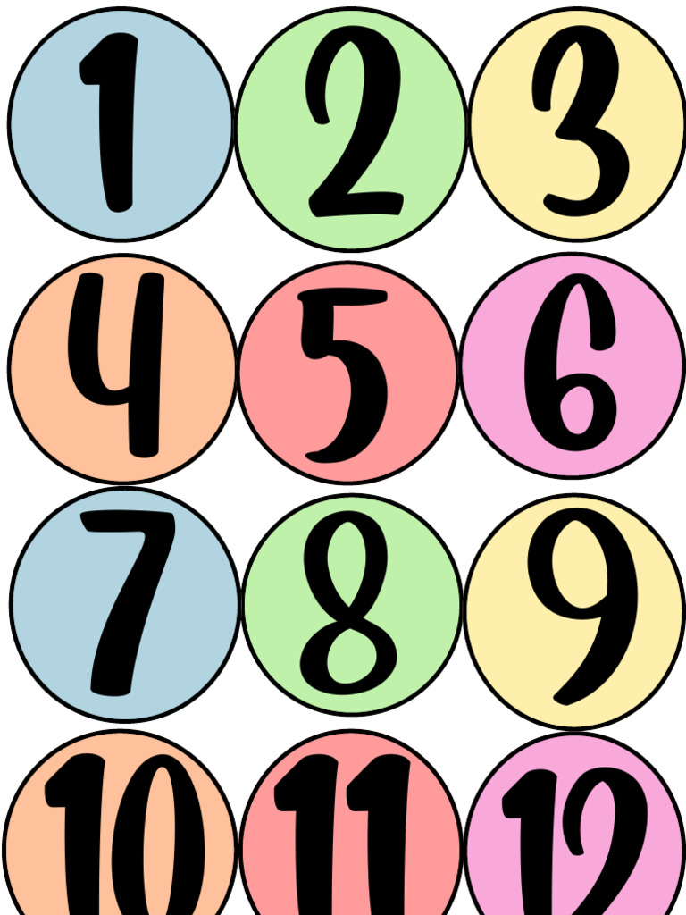 numeros del 1 al 31 | PDF