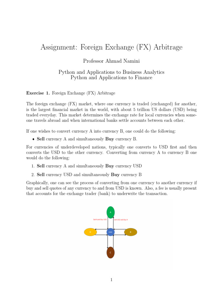 FX Arbitrage | PDF