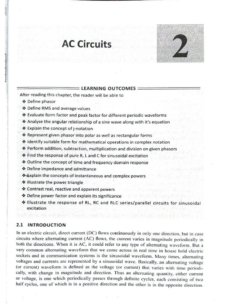 Ac Circuits | PDF