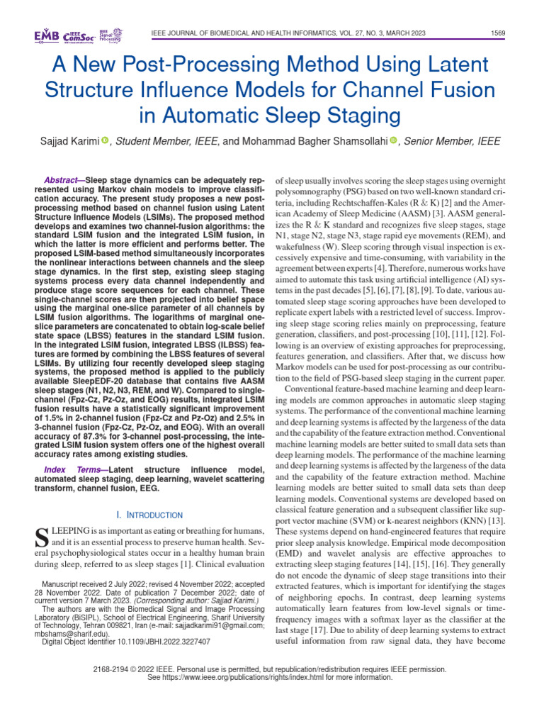A New Post-Processing Method Using Latent Structure Influence Models For Channel Fusion in ...