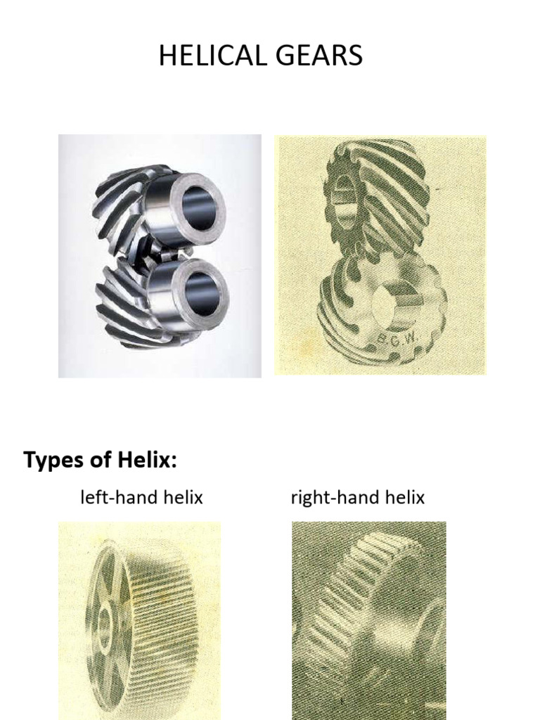 13-helical gears | PDF