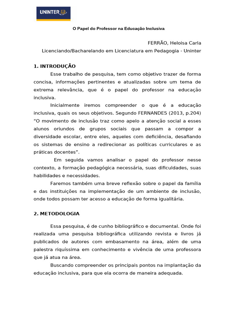 Ok Template Pronto Resumo Expandido Do Tcc Pdf