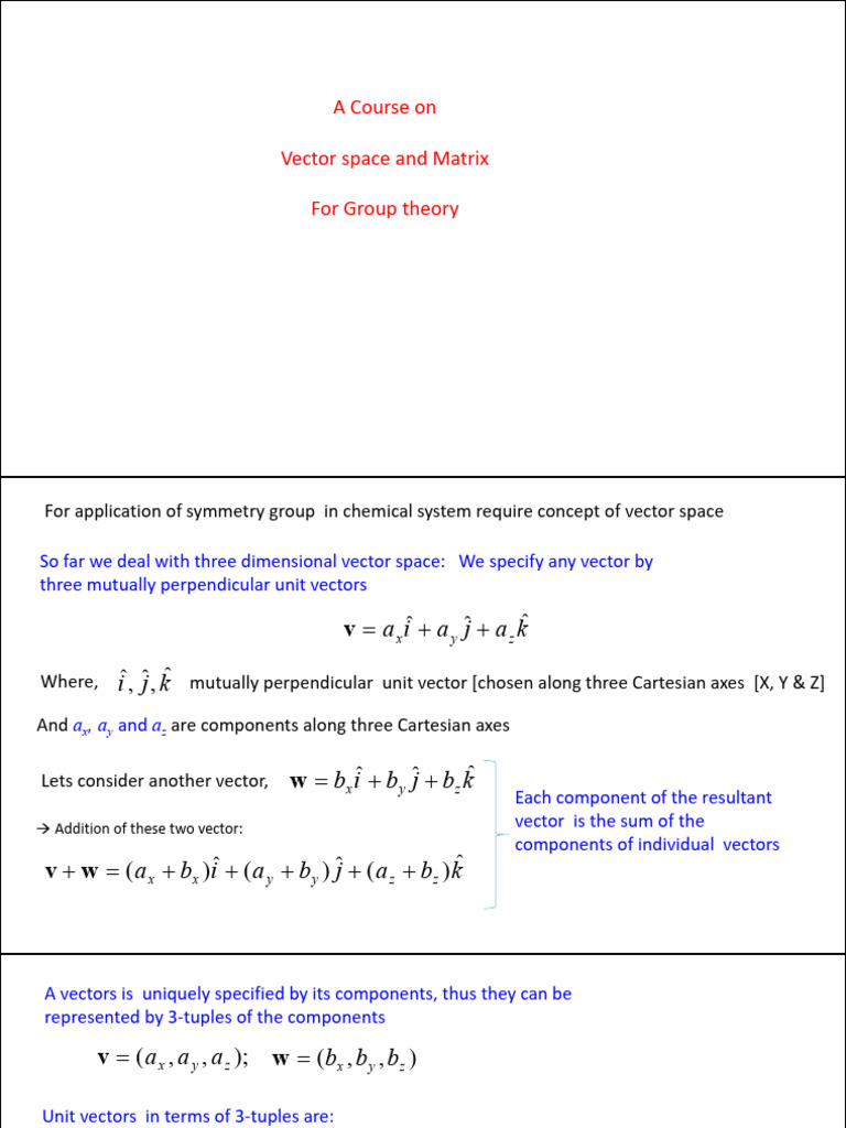 Vector Space | PDF | Vector Space | Basis (Linear Algebra)