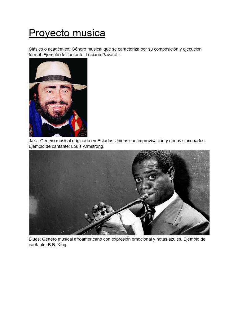 Proyecto Musica | PDF