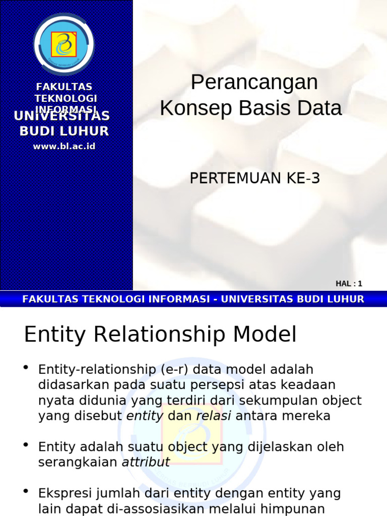 Pt3-Perancangan Konseptual Basis Data | PDF