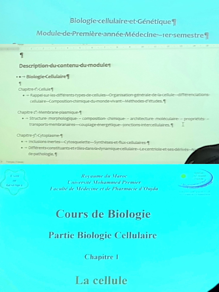 Na - Biologie Cellulaire 1 | PDF