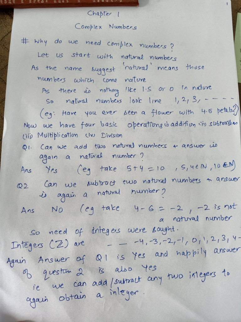 1 Complex Number | PDF