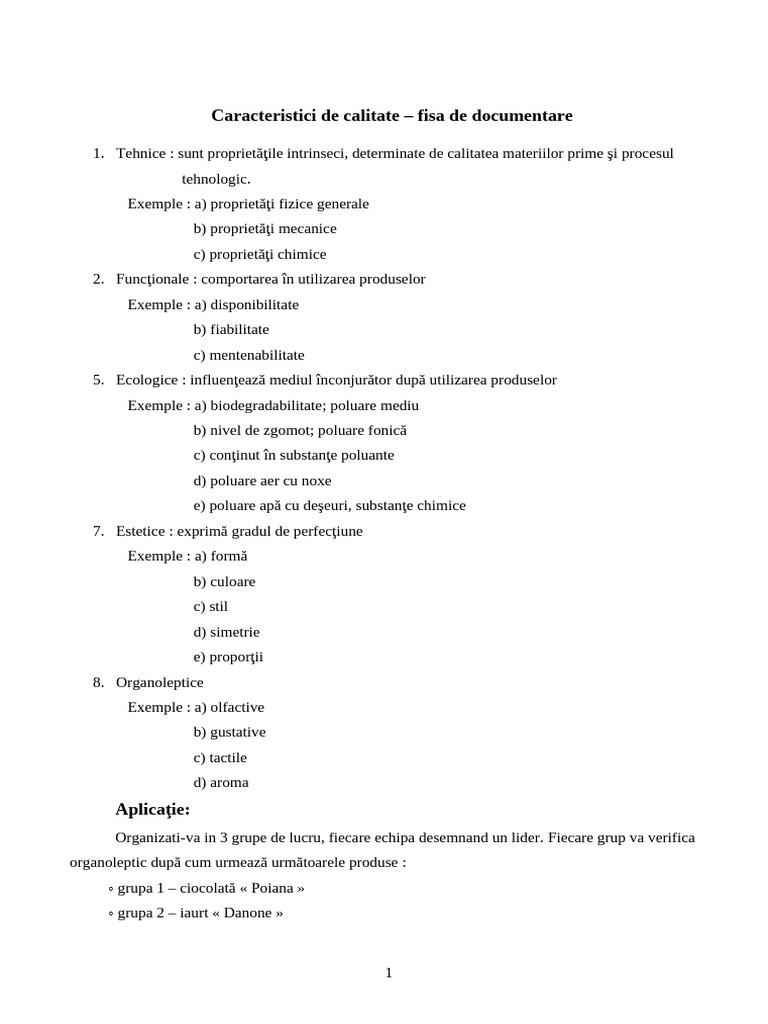 clasaIX - Calitatea Produselor Si Serviciilor - Identificarea ...