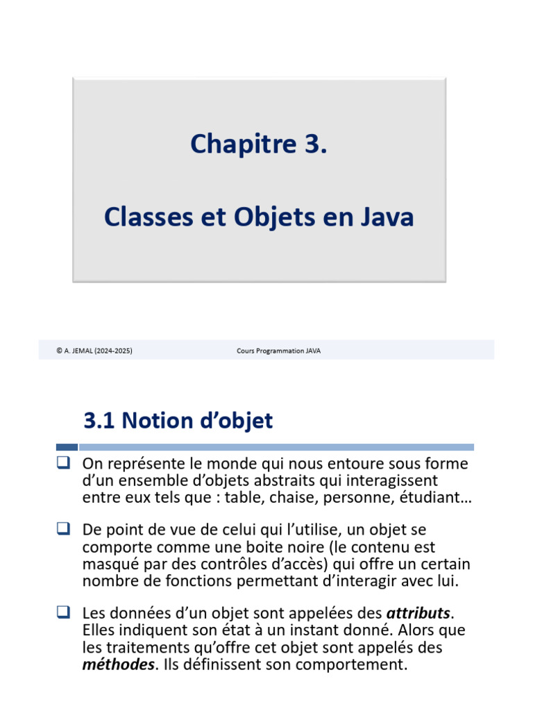 Cours POO Java Partie2 | PDF