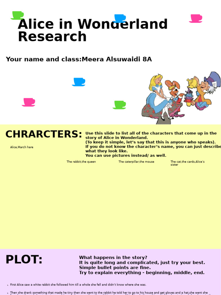 Alice in Wonderland Research | PDF