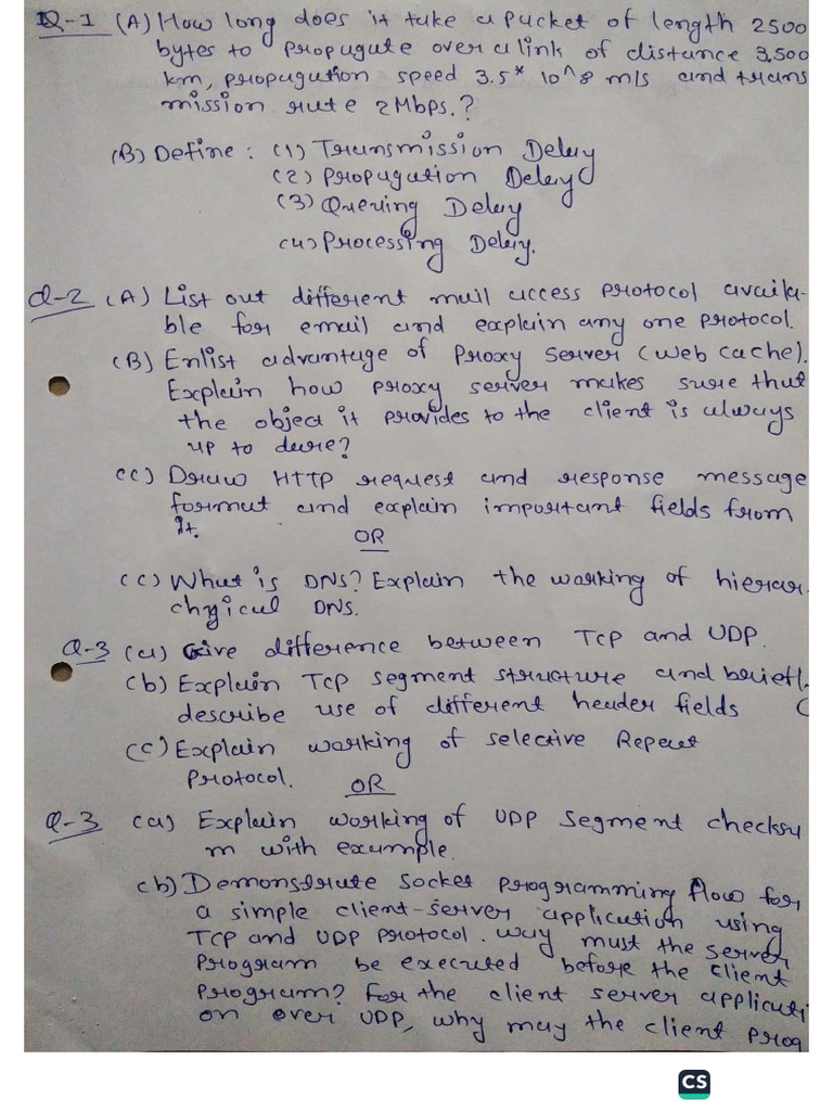 Cn Mid Previous Paper | PDF