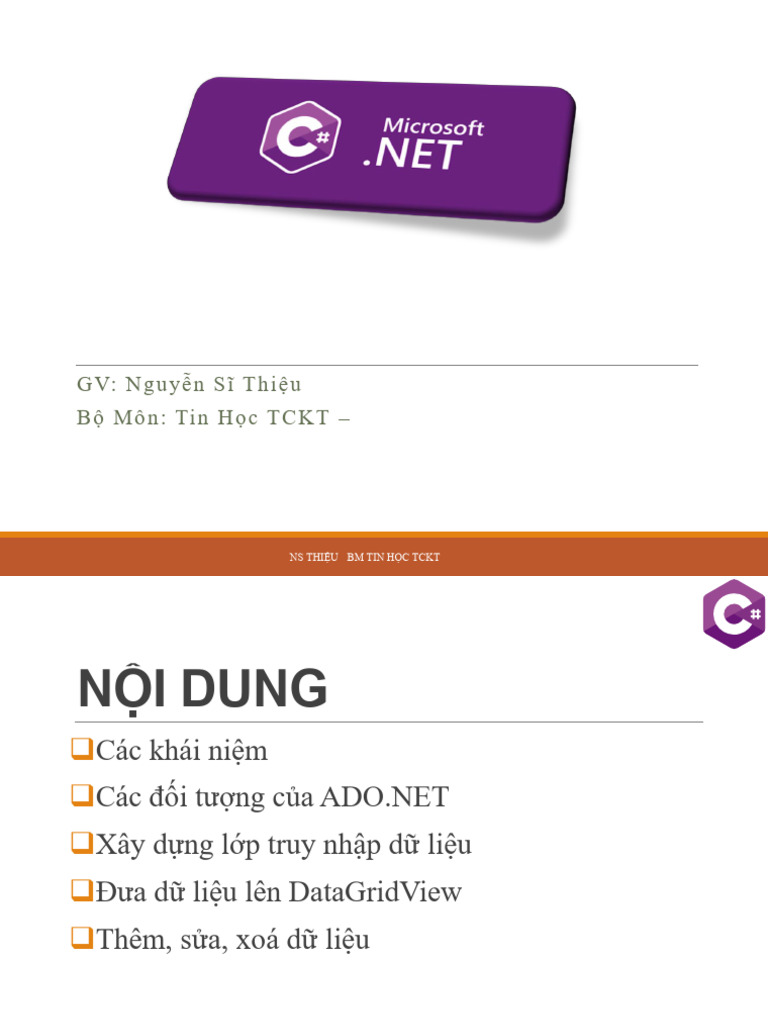 C7 Ado Dot Net Pdf Active X Data Objects Informática