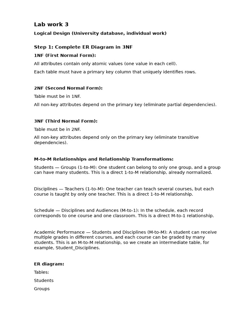 Lab work 3 Аман | PDF