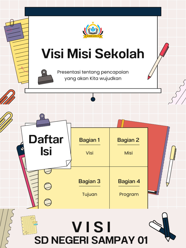 Visi, Misi, Program SDN Sampay 01 | PDF