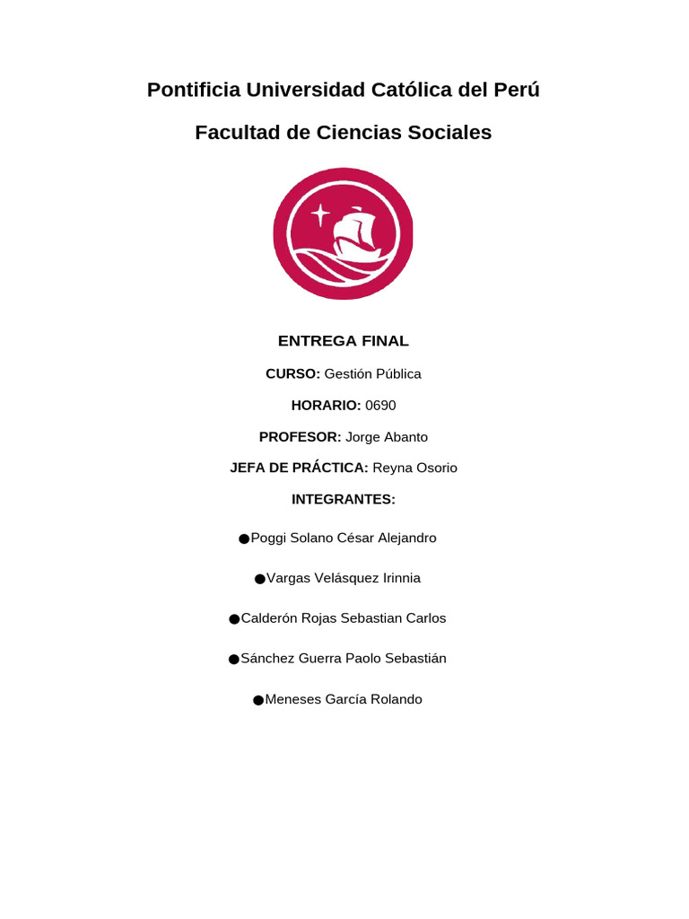 Entrega Final | PDF