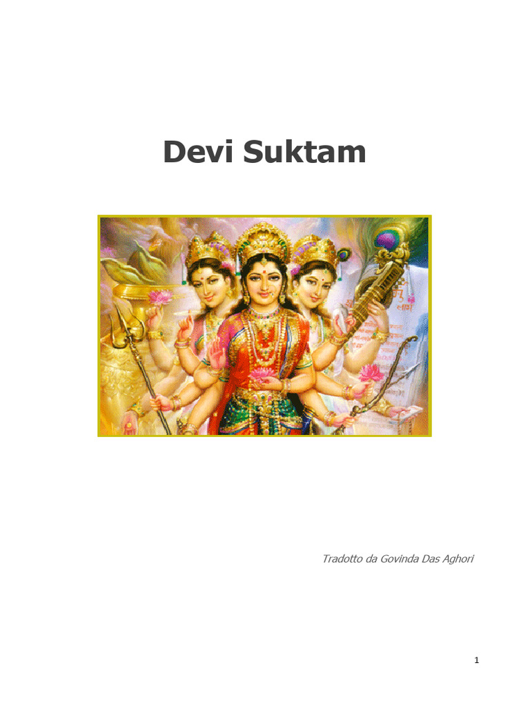 Devi Suktam | PDF