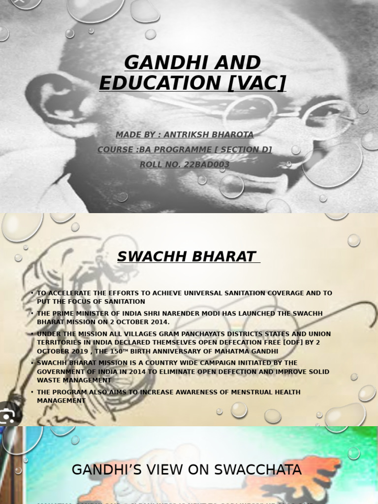 Gandhi and Education | PDF