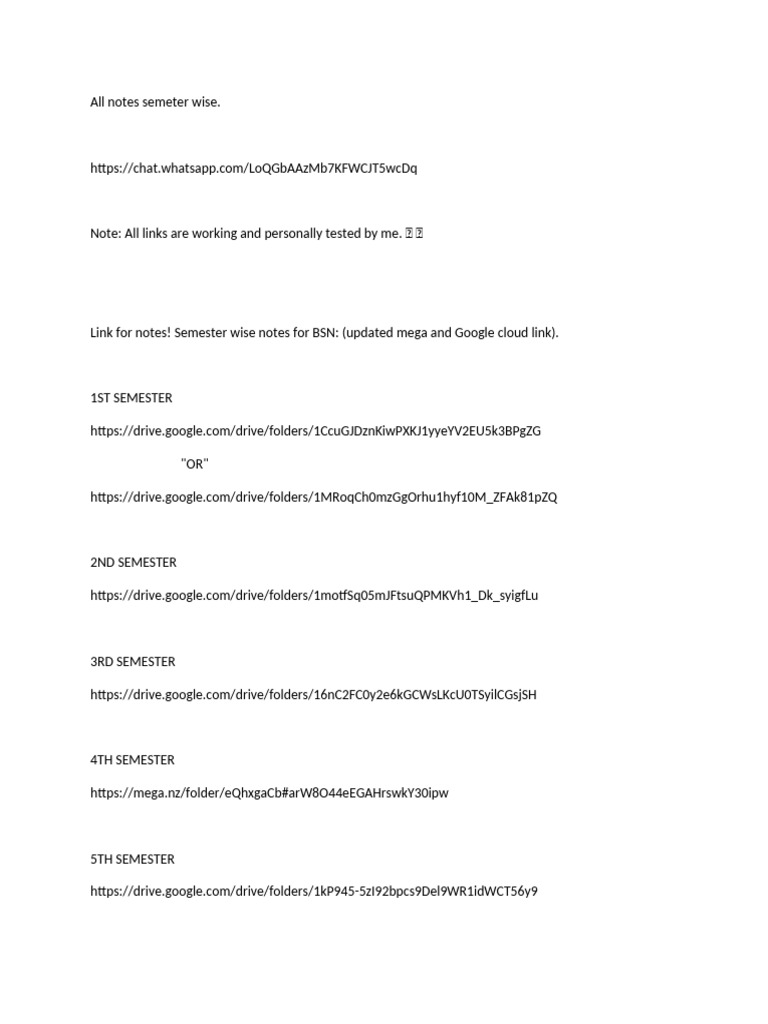 All Nursing Notes | PDF