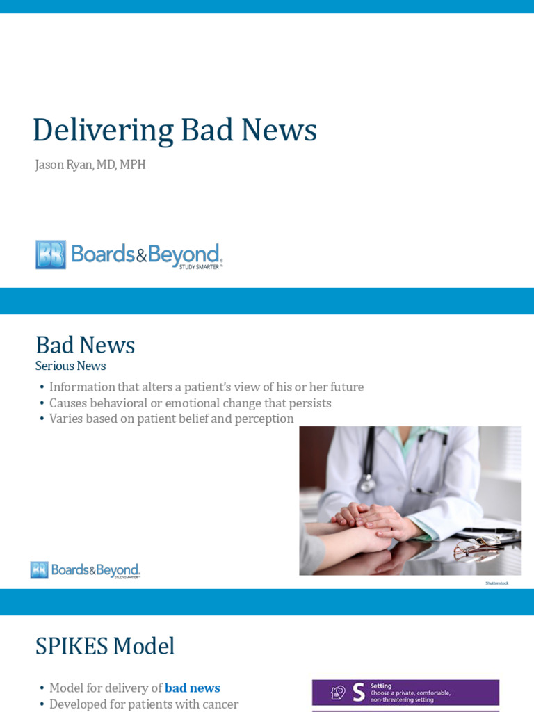 Delivering Bad News Atf | PDF