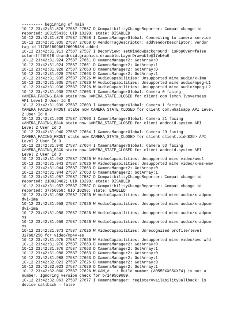 Logcat 1728751351637 | PDF | Computer Programming | Teaching Methods & Materials