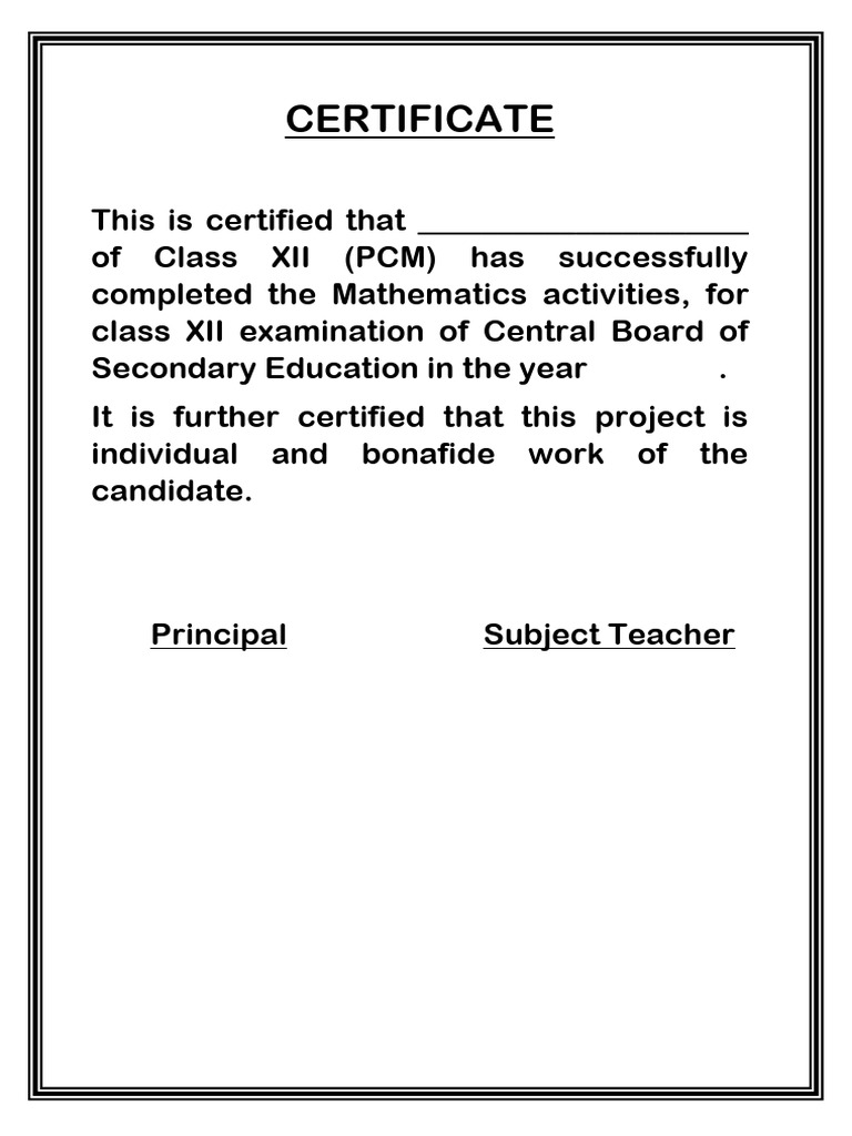 CLASS XII ACTIVITY FILE FOR MATH | PDF